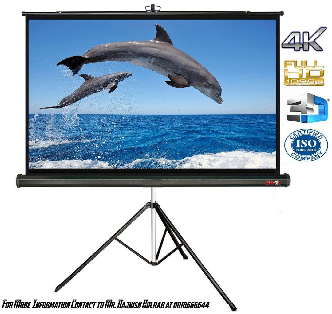 Elcor High Gain 7ft X 5ft Projector Screen Stand – Plush Technologies