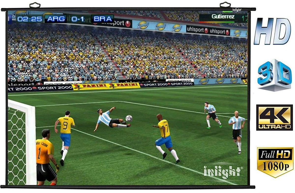 Inlight 10 X 8 Ft Map type Projector Screen – Plush Technologies