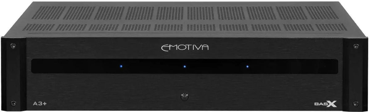 Emotiva BasX A3+ 3.1 Channel Stereo Power Amplifier – Plush Technologies