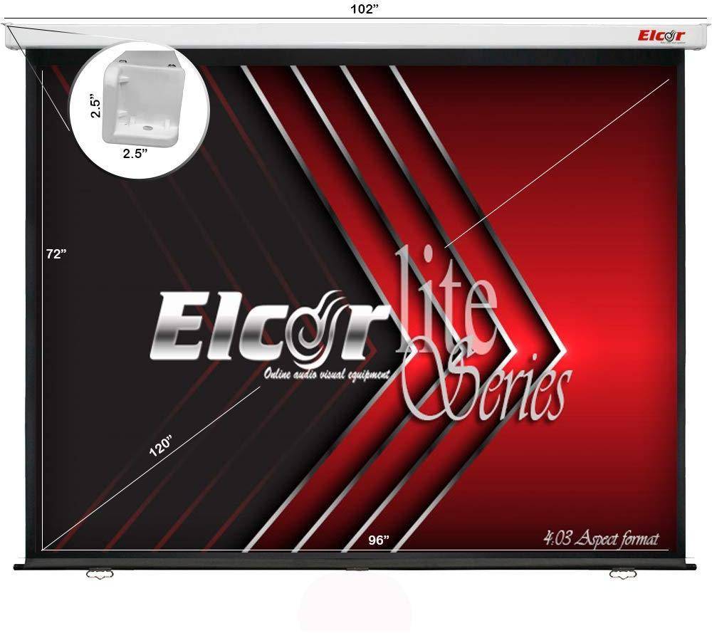 ELCOR® lite series Manual wall type projector screen – Plush Technologies