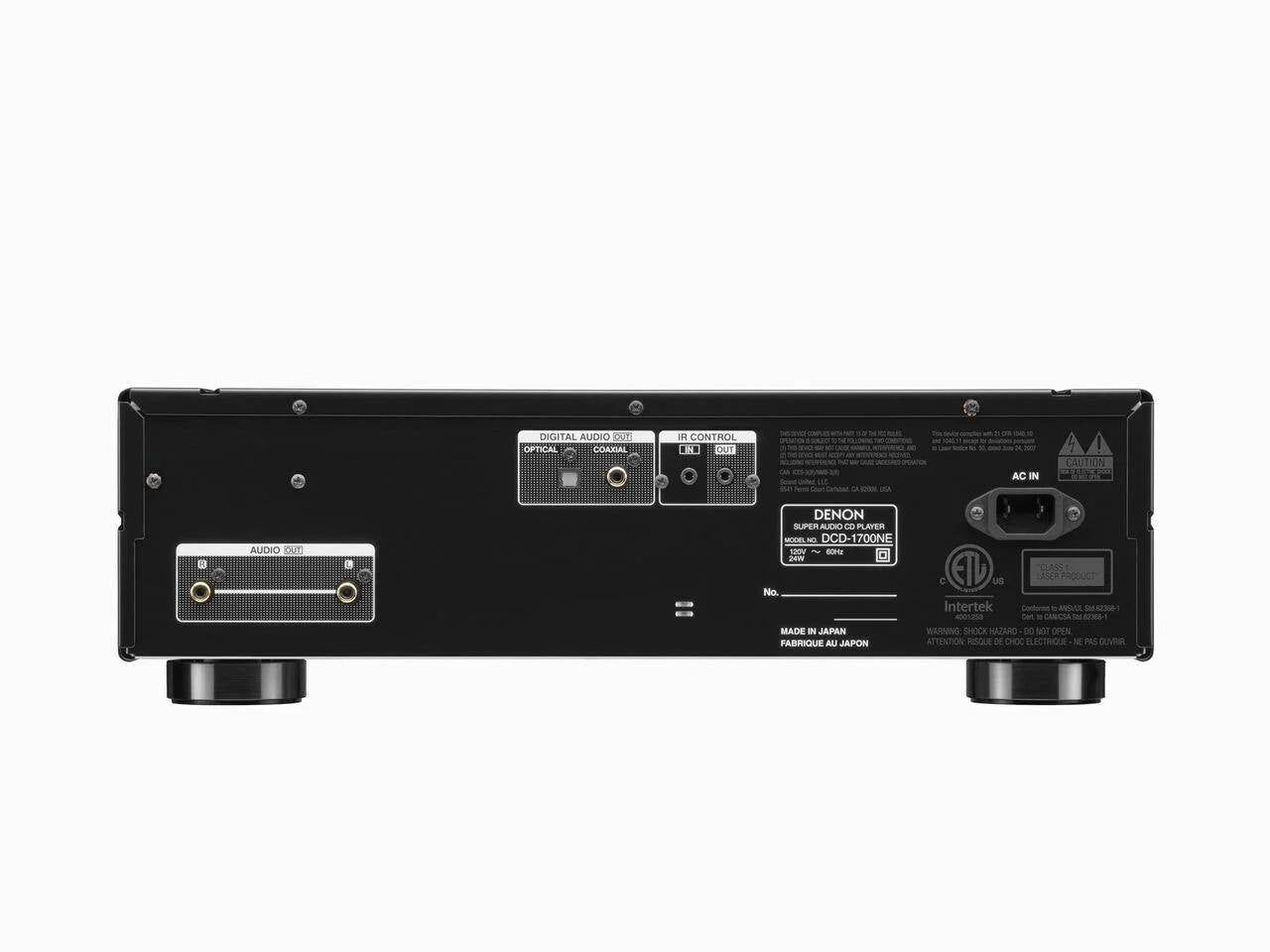 Denon DCD-1700NE CD/SACD Player – Plush Technologies