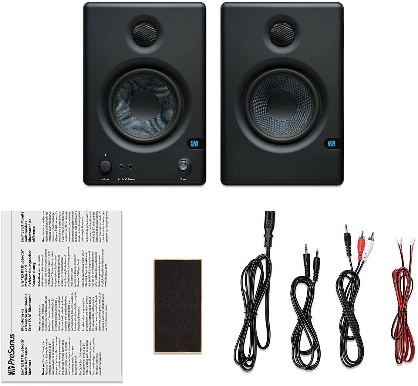 Presonus Eris E4.5 Near Field Studio Monitor Speaker (pair) – Plush ...
